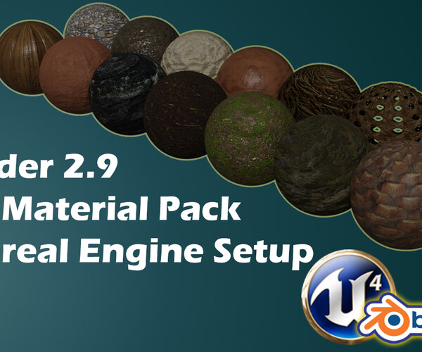 ArtStation - Free Massive Unreal Engine 4 & Blender Nature Material ...