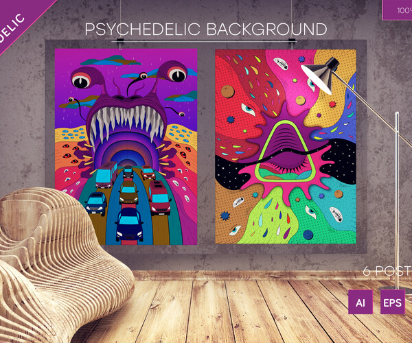 ArtStation - Psychedelic Background #1 | Artworks