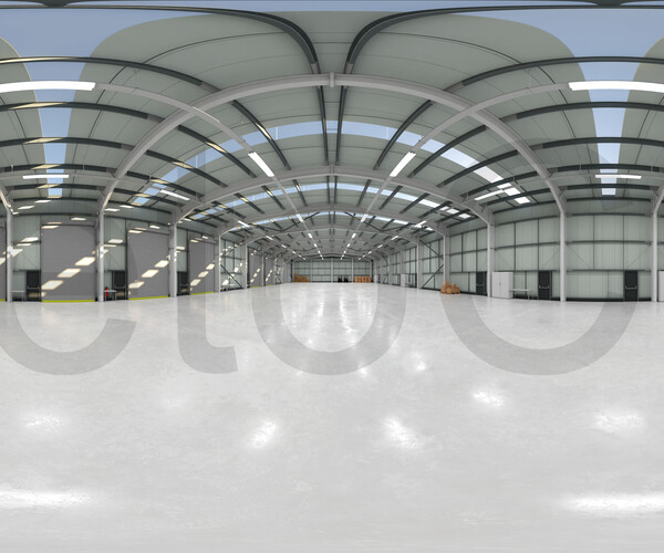 ArtStation - HDRI - Warehouse Interior 2b - 8k resolution | Resources