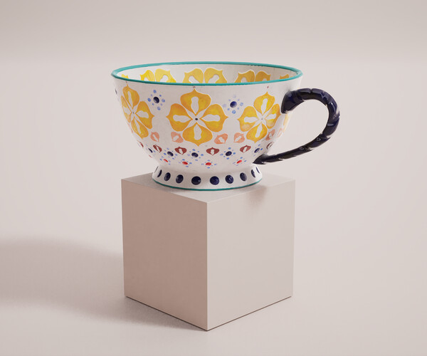 ArtStation - Interior Props - Mug and Cup Set | Resources
