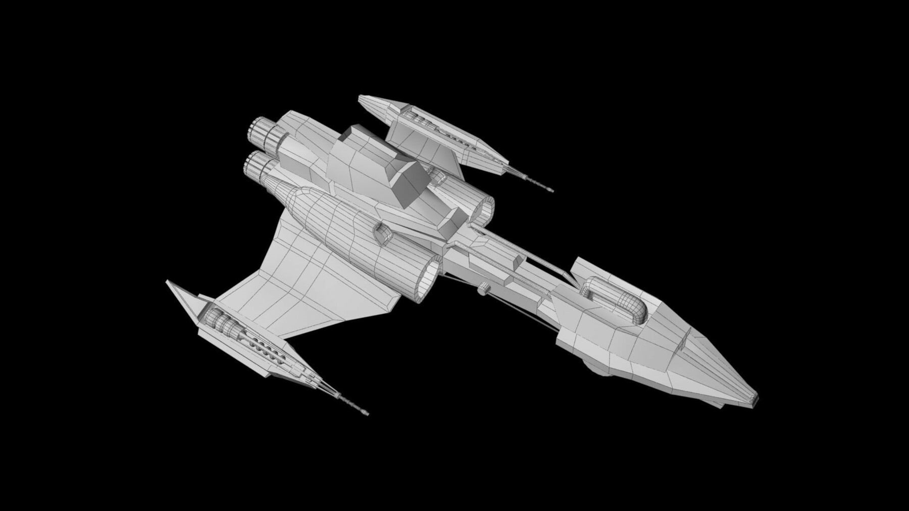 ArtStation - Alien Ship 3d Model | Game Assets