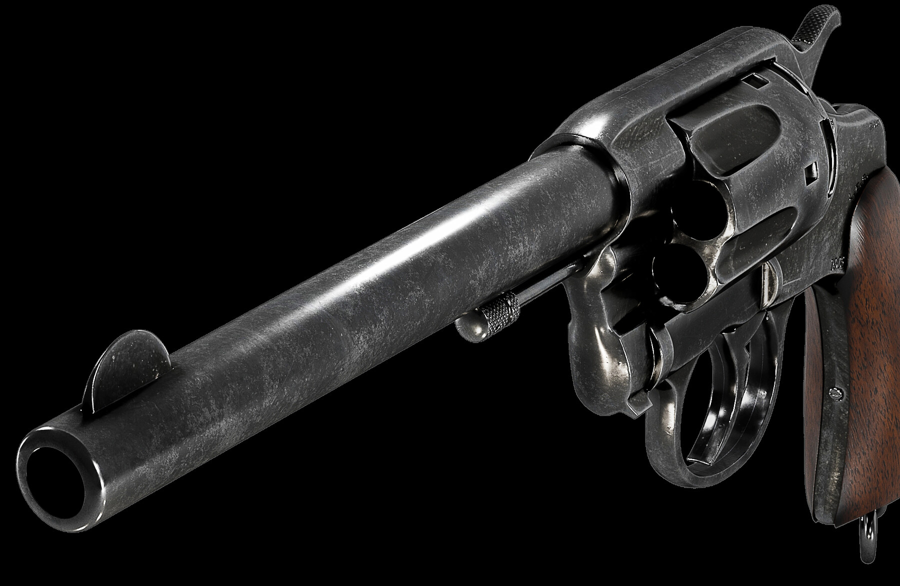 ArtStation - Colt-Revolver-1903-3dModel + 2 Smart Material | Resources