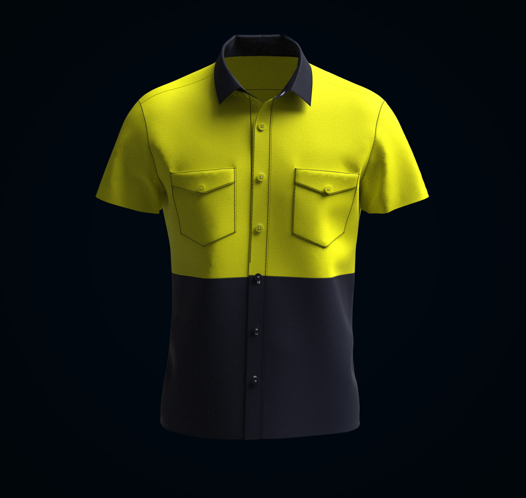 ArtStation - DUO COLOR SHIRT | Resources