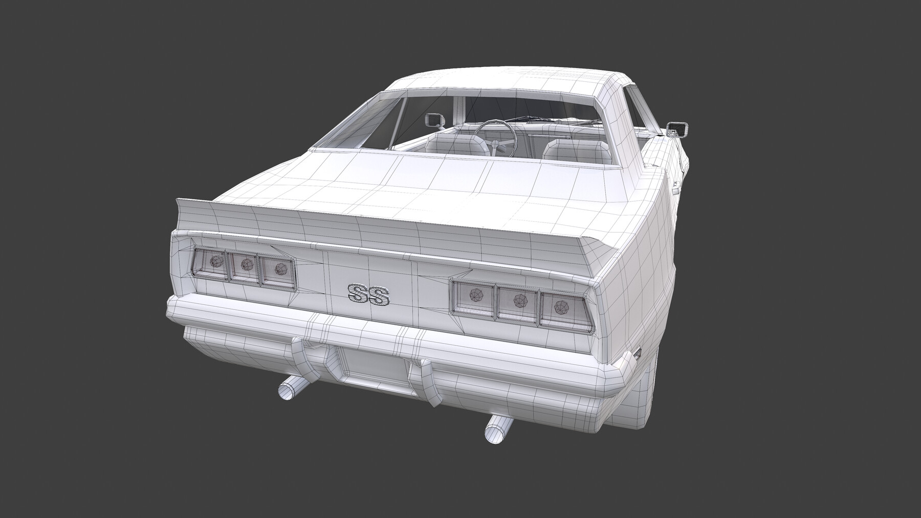 ArtStation - Chevrolet Camaro SS 1969 | Resources
