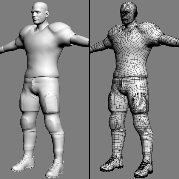 ArtStation - NFL Player New England Patriots | Game Assets