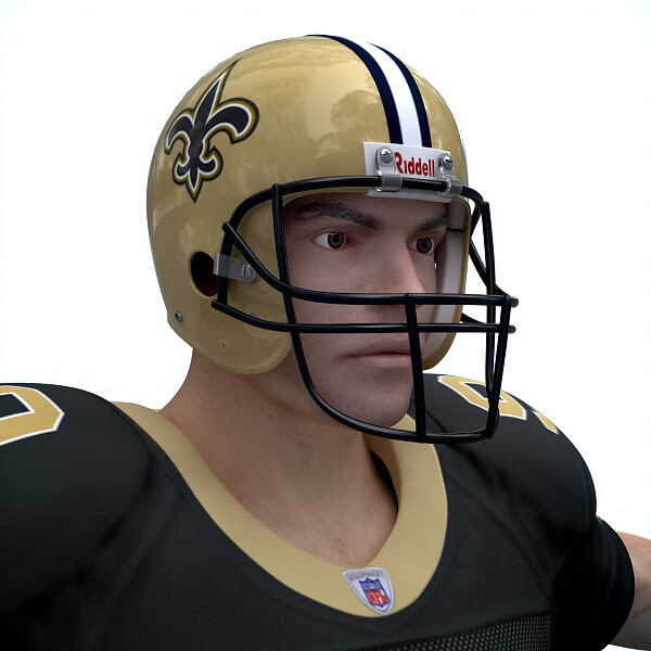 ArtStation - NFL Player New Orleans Saints | Game Assets