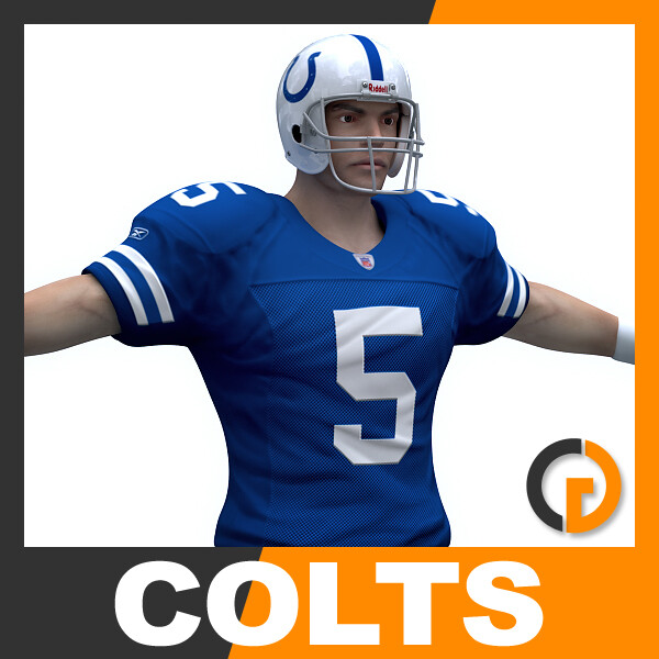 ArtStation - NFL Player Indianapolis Colts | Game Assets