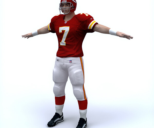 ArtStation - NFL Player Kansas City Chiefs - Rigged | Game Assets