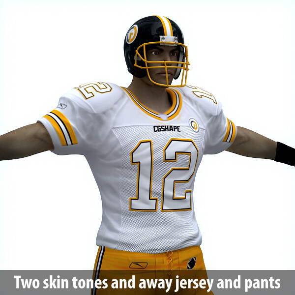 ArtStation - American Football Player | Game Assets