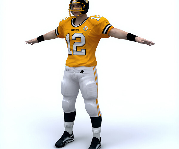 ArtStation - American Football Player | Game Assets
