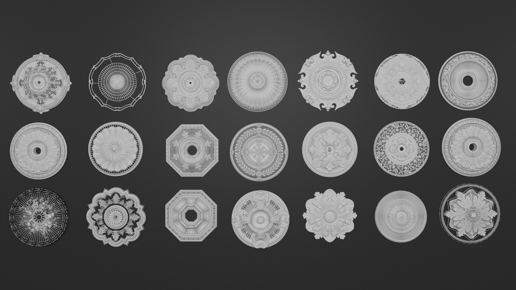 ArtStation - 4K Classical ceiling | Resources