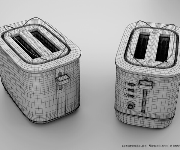ArtStation - Toaster | 3D model | 4k Textures | Resources