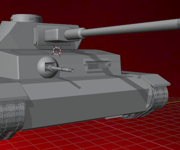 ArtStation - Pz. IV H Tank | Resources