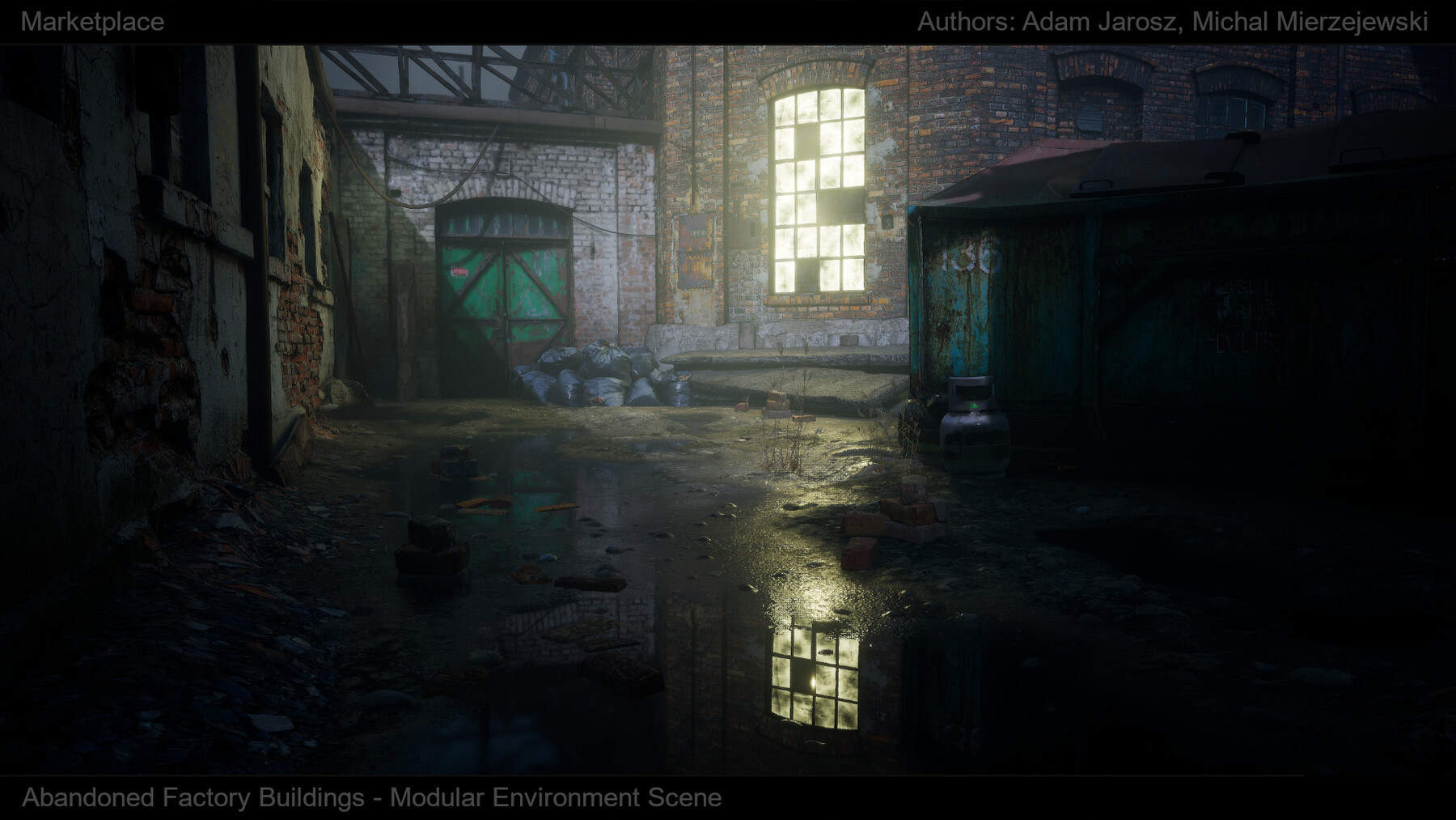 ArtStation - [UE4/UE5][SCANS] Abandoned Factory Buildings - Day/Night ...