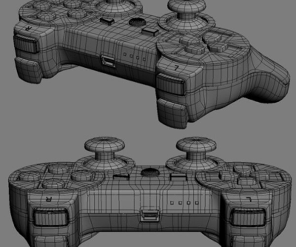ArtStation - Playstation 3 PS3 and Dualshock 3 Controller | Resources