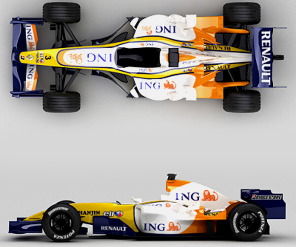 ArtStation - F1 2007 ING Renault R27 | Resources