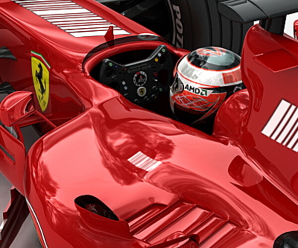 ArtStation - F1 2008 Ferrari F2008 | Game Assets