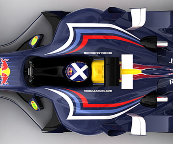 ArtStation - F1 2008 Red Bull RB4 | Game Assets
