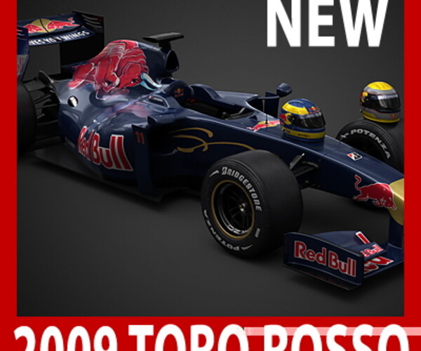 ArtStation - F1 2009 Scuderia Toro Rosso STR4 | Resources