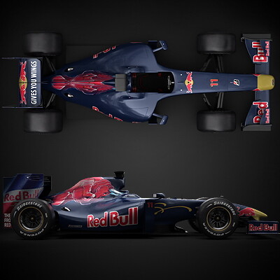 ArtStation - F1 2009 Scuderia Toro Rosso STR4 | Resources