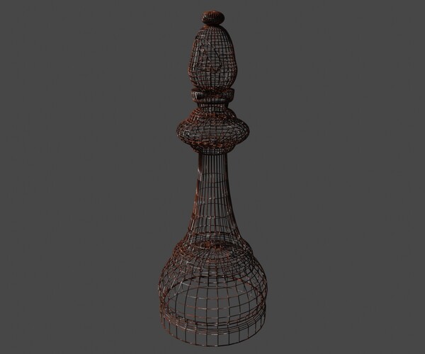 ArtStation - Wooden Bishop Chess Pieces | Resources