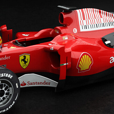 ArtStation - F1 2010 Ferrari F10 | Resources