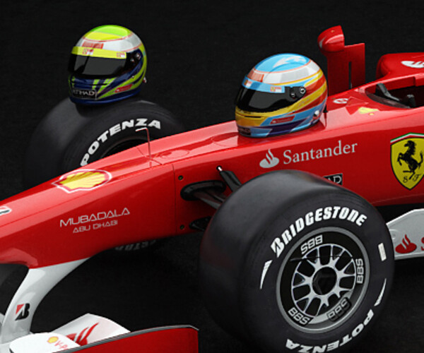 ArtStation - F1 2010 Ferrari F10 | Resources