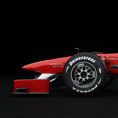 ArtStation - F1 2010 Ferrari F10 | Resources