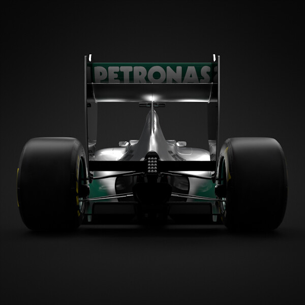 ArtStation - F1 2011 Mercedes MGP W02 GP Petronas | Resources