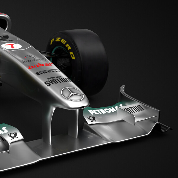 ArtStation - F1 2011 Mercedes MGP W02 GP Petronas | Resources