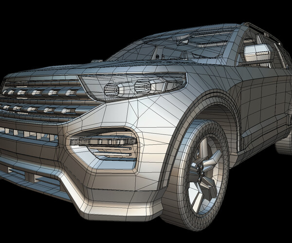 ArtStation - Ford Explorer 2020 lowpoly concept | Game Assets