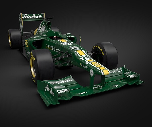ArtStation - F1 2012 Caterham CT01 | Game Assets