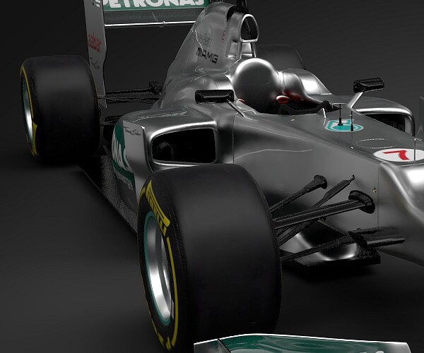 ArtStation - F1 2012 Mercedes W03 AMG Petronas | Game Assets