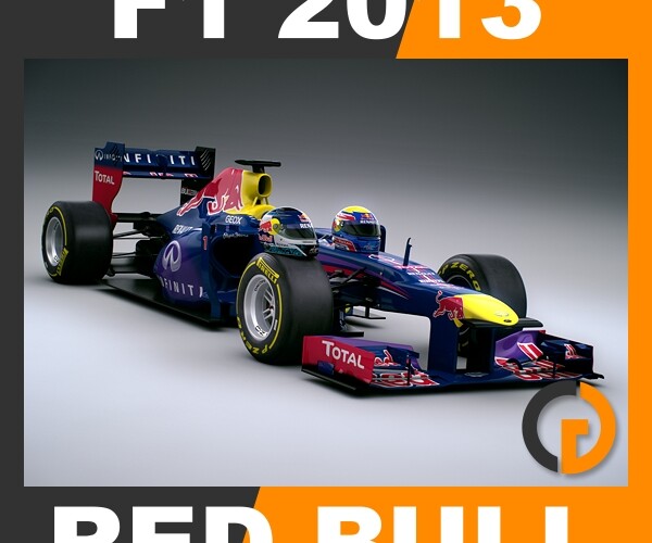 ArtStation - F1 2013 Infiniti Red Bull Racing RB9 | Game Assets