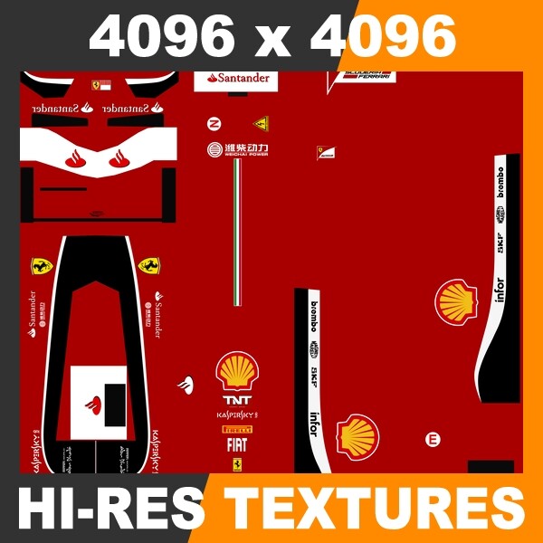 ArtStation - F1 2013 Scuderia Ferrari F138 | Resources