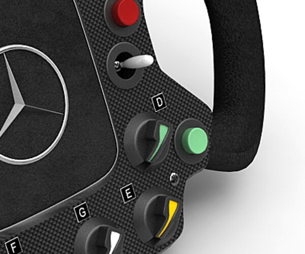 ArtStation - F1 McLaren Steering Wheel | Resources