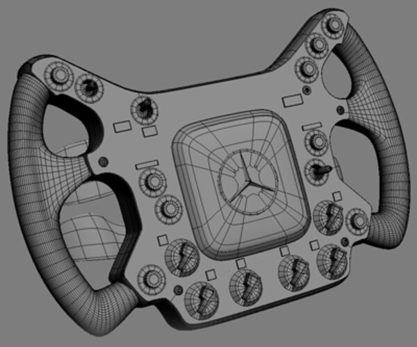 ArtStation - F1 McLaren Steering Wheel | Resources