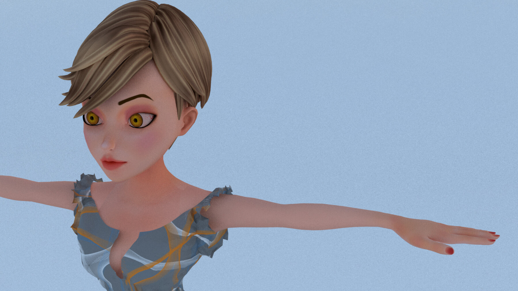 ArtStation - Cartoon Female #1 | Game Assets