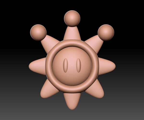 ArtStation - Shine Sprite - Mario series 3D Print Model | Resources