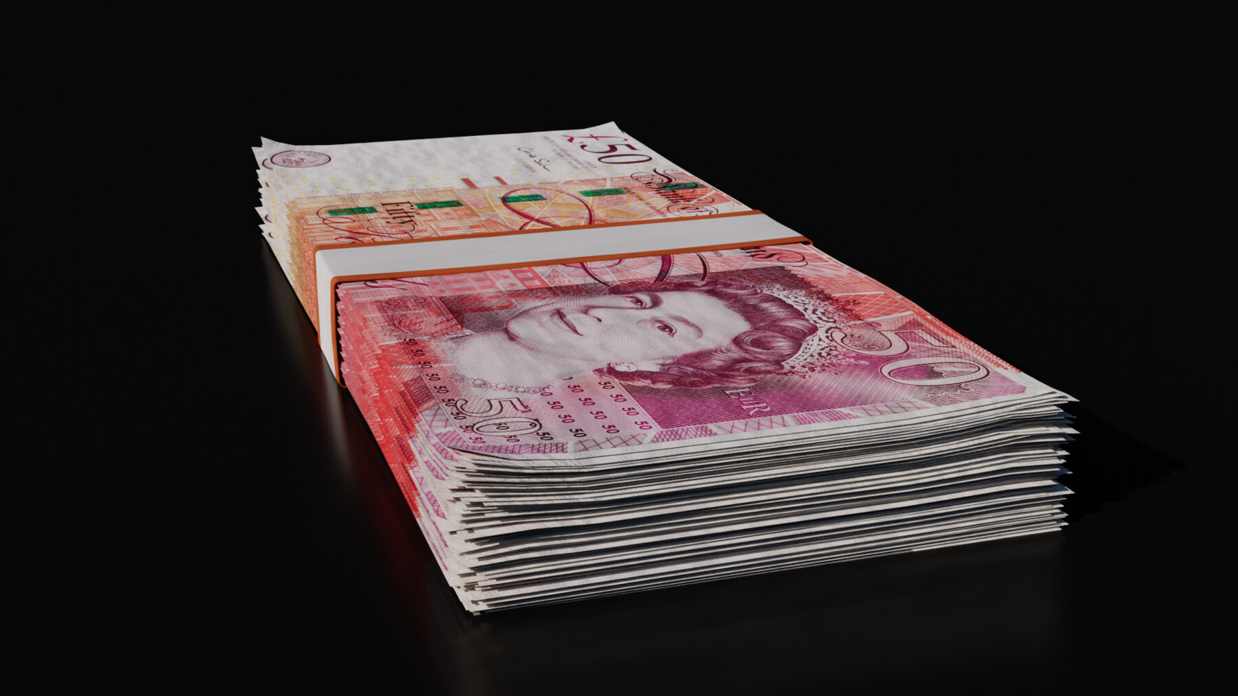 ArtStation - Money Stack - 50 Pound - Coins -High Quality | Game Assets