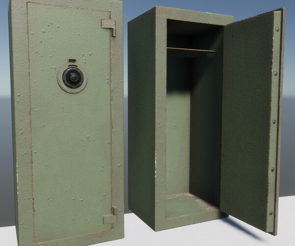 Artstation Safes Models Unity Minigame Script Game Assets
