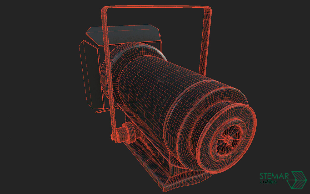 ArtStation - 3D Spotlight Asset 4K Texures | Game Assets