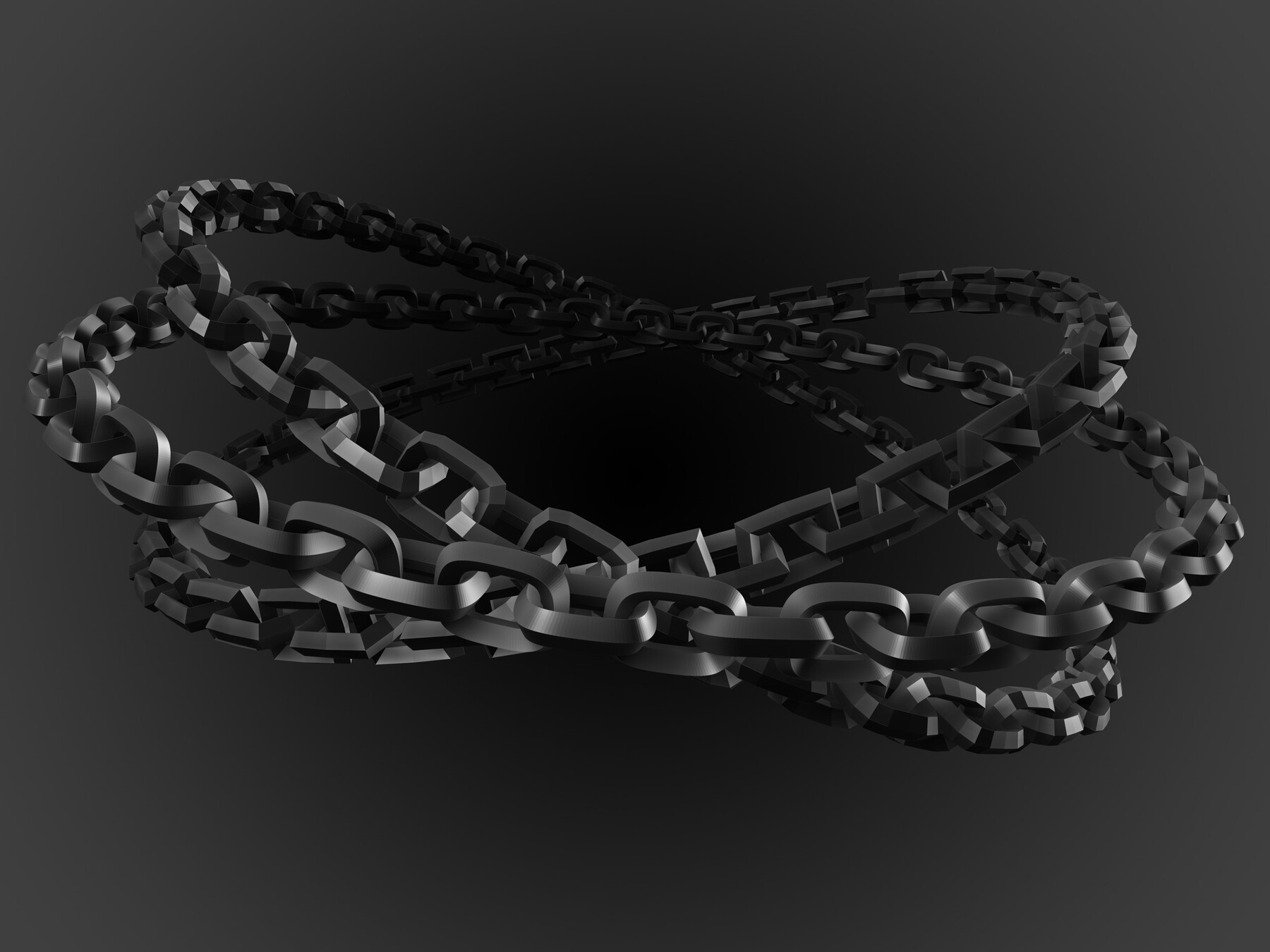 ArtStation - Sharp Edge Rounded Square Chain IMM Brush | Brushes