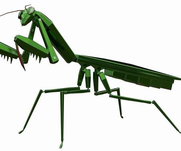ArtStation - 3D Mecha Mantis | Resources