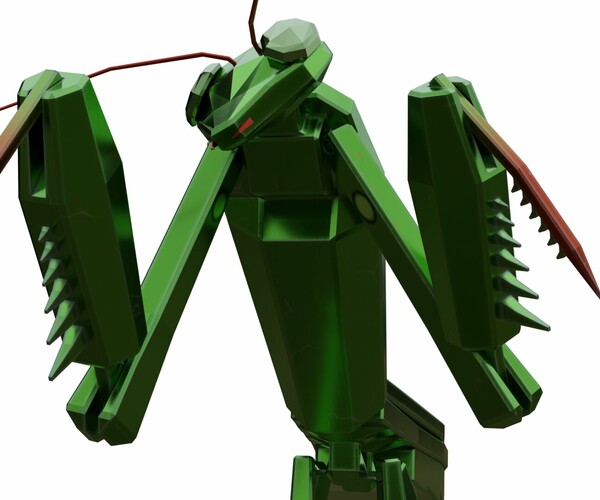 ArtStation - 3D Mecha Mantis | Resources