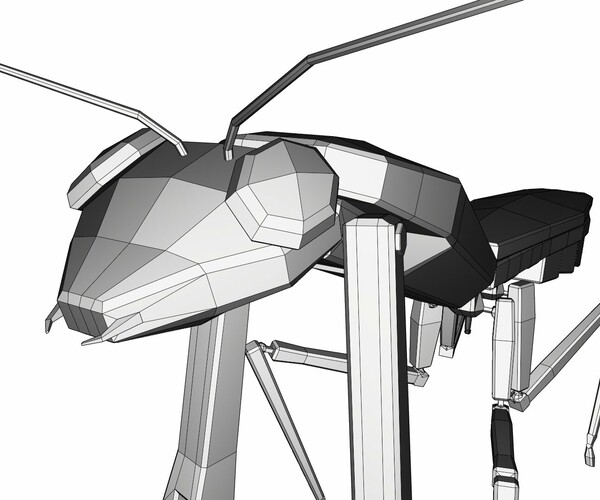 ArtStation - 3D Mecha Mantis | Resources