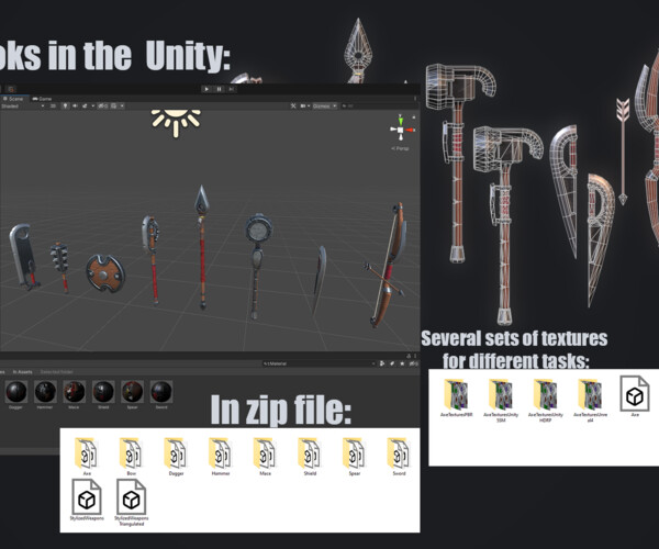 ArtStation - Stylized Weapon Pack | Game Assets