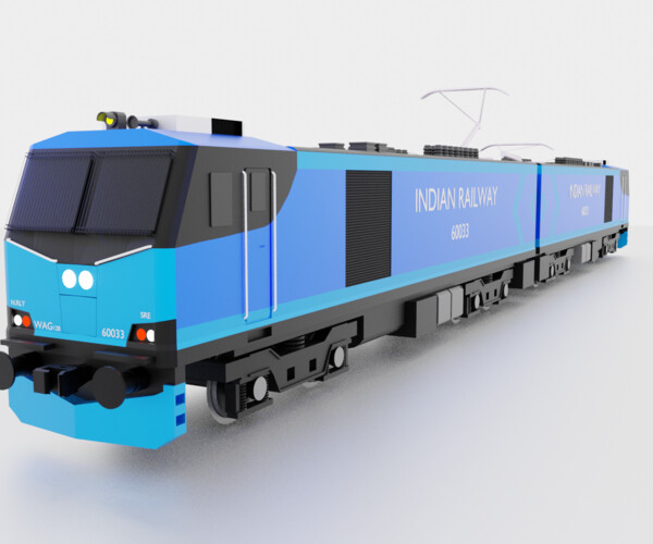 ArtStation - Indian Railway WAG 12 3d model | Resources