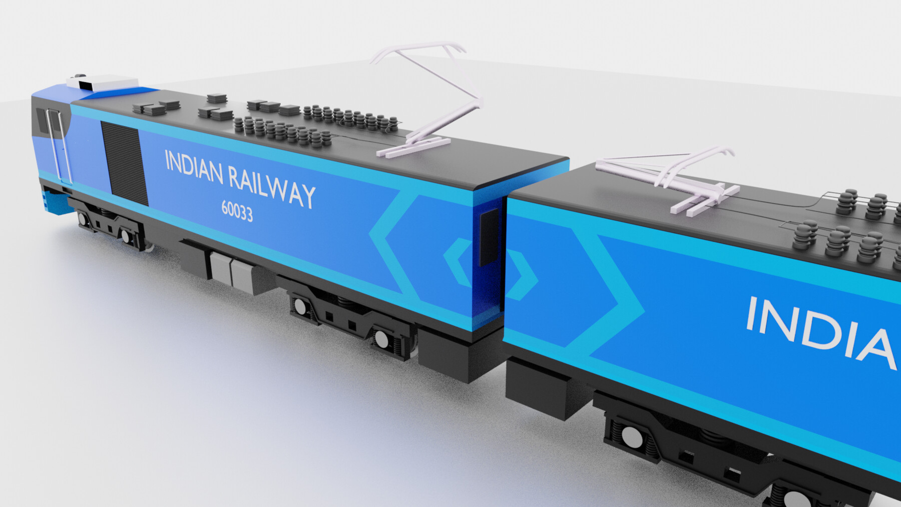 ArtStation - Indian Railway WAG 12 3d model | Resources