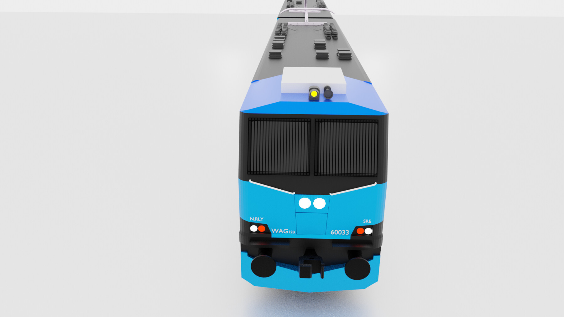 ArtStation - Indian Railway WAG 12 3d model | Resources